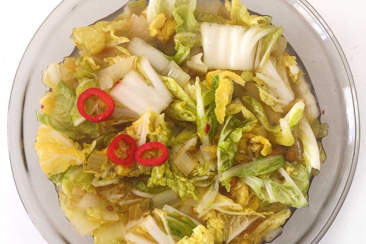 Simple Sayur Kubis Goreng - Indonesian Cabbage Recipe